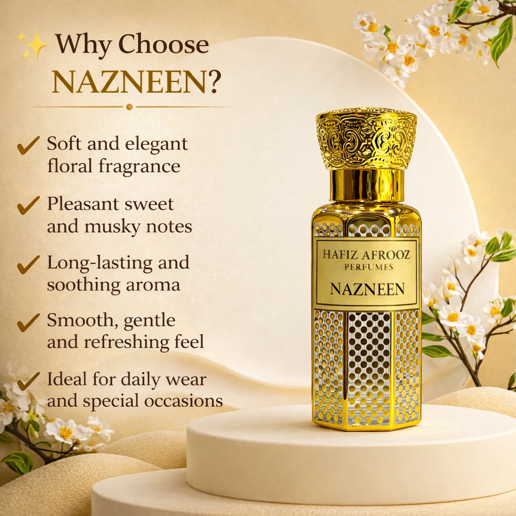 NAZNEEN Premium Floral Attar – Afrooz Perfumes